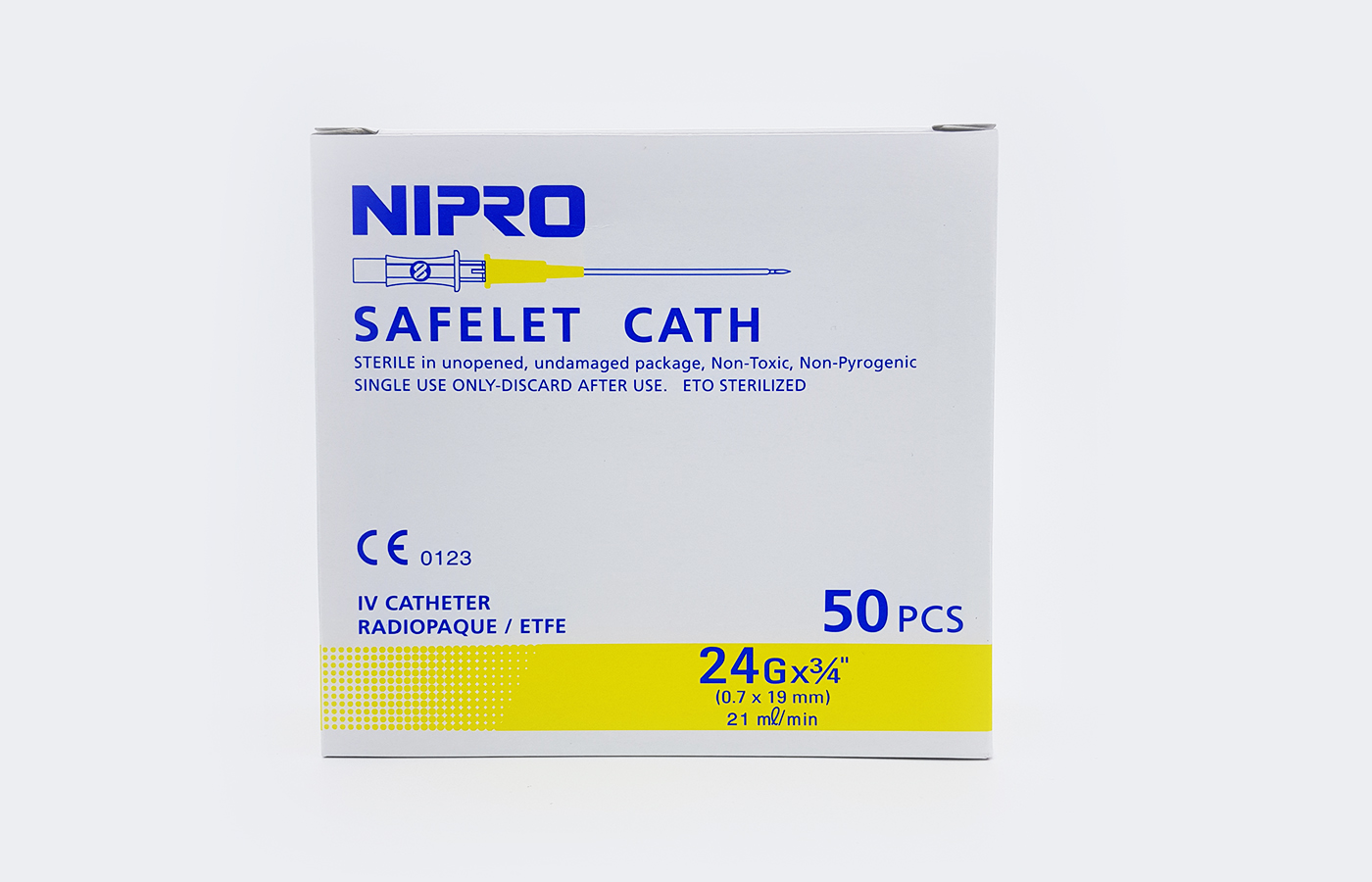 I.V.CATHETER NIPRO ขนาด 16G , 18G , 20G , 22G , 24G